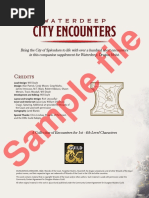 Waterdeep City Encounters v1.2 PDF | PDF | Dungeons & Dragons | Wizards ...