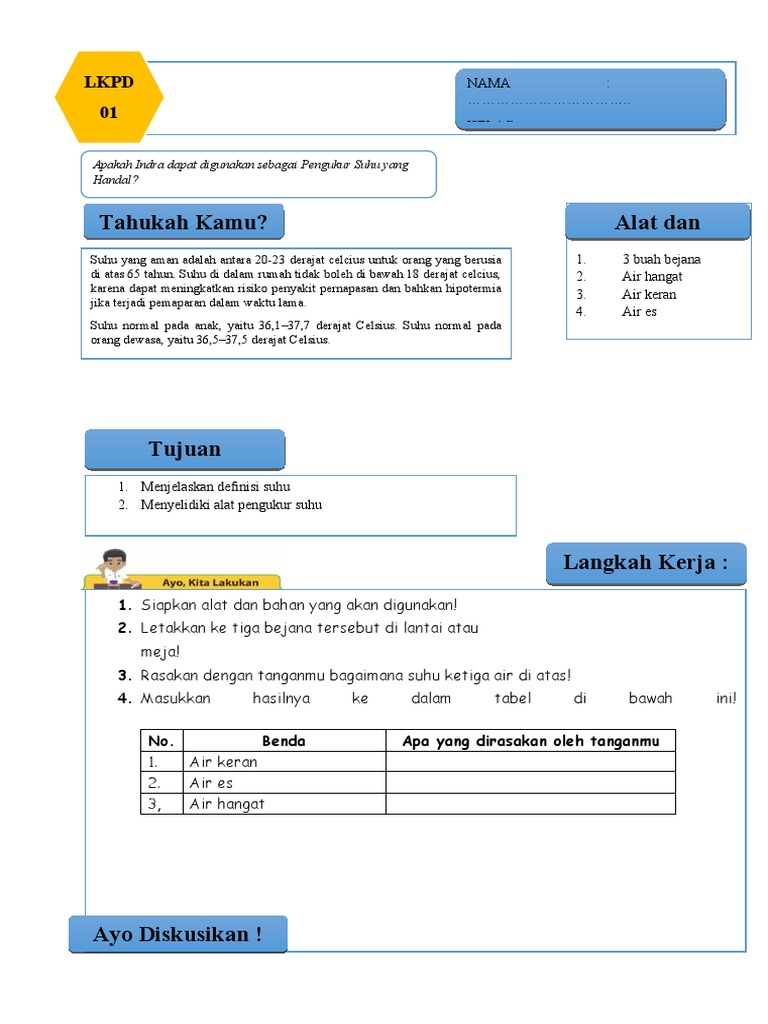 Lkpd Suhu Pdf
