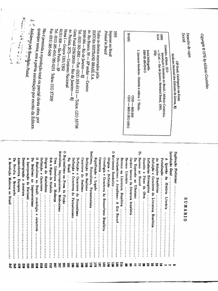 Texto 01 - Realismo Naturalismo Parnasianismo - Afranio Coutinho PDF | PDF
