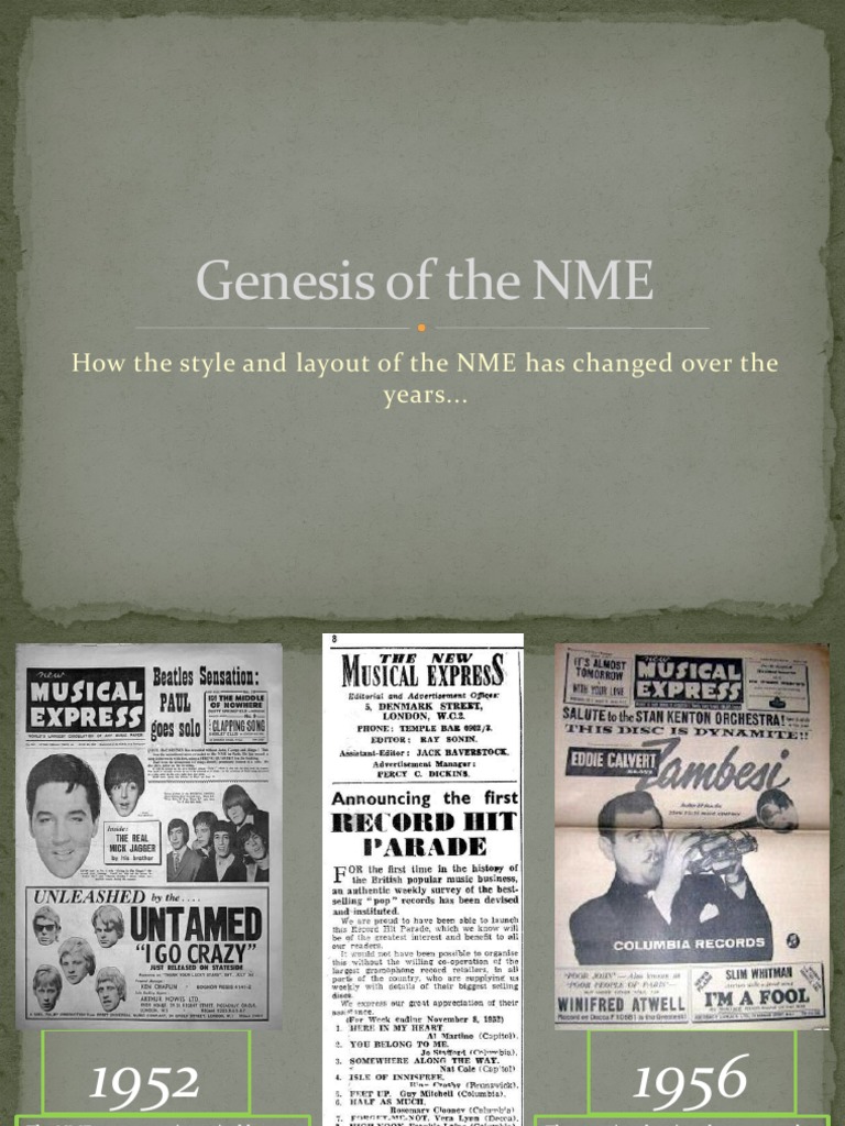Genesis of The NME | PDF | Art