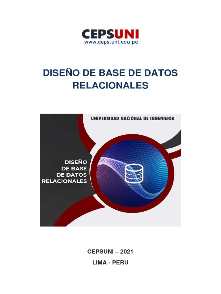 Avance Separata Diseno de Base de Datos 2021 | PDF | Bases de datos ...