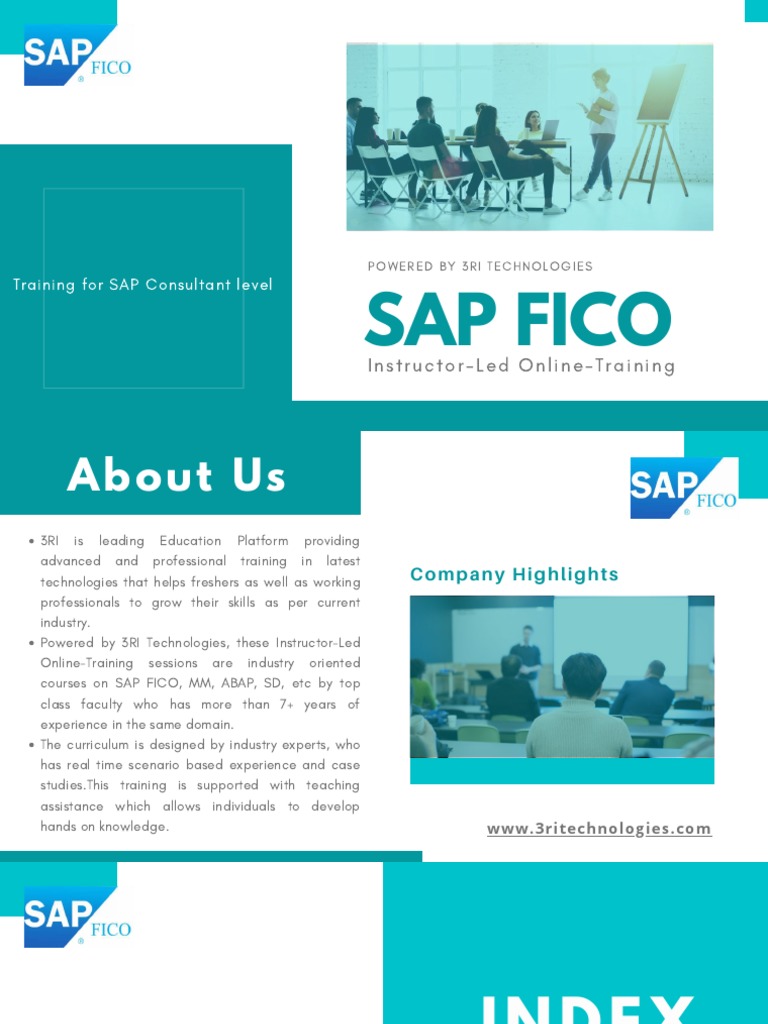 Online Sap Fico Training 3ritpl | PDF | Business | Finance & Money ...