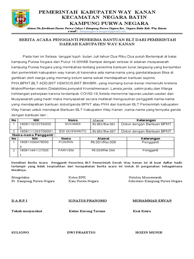 Berita Acara Penghapusan | PDF