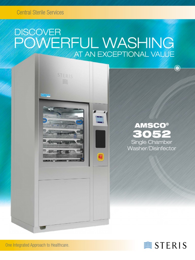 Brochure - Amsco 3052 | PDF | Washing Machine | Manufactured Goods
