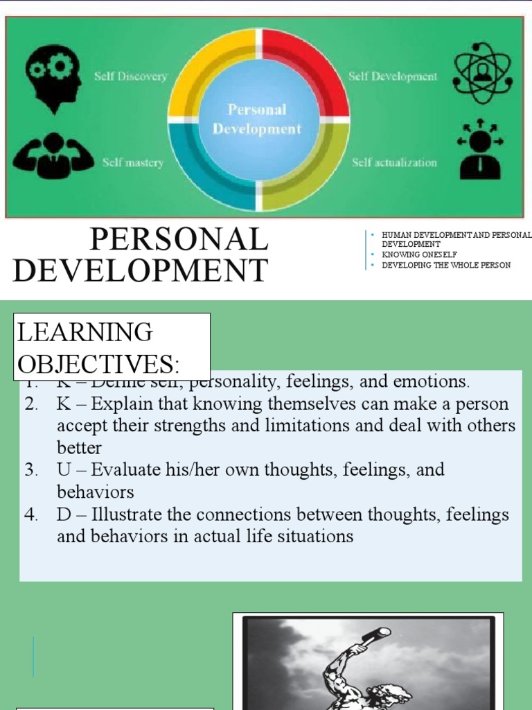 Personal Development Week 1 | PDF | Emotions | Attitude (Psychology)