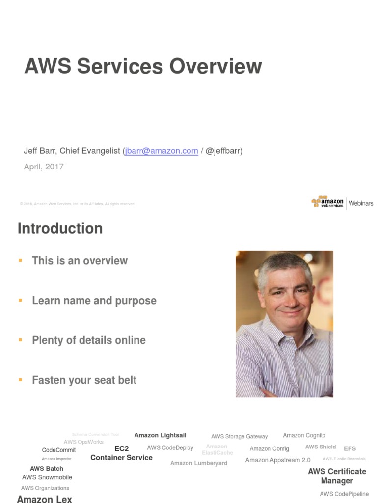 Aws Overview | PDF | Amazon Web Services | Cloud Computing