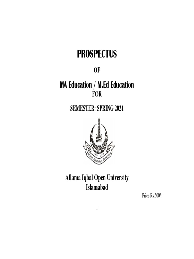 MA Education and M.ed Education | PDF | Bachelor Of Science | Course Credit