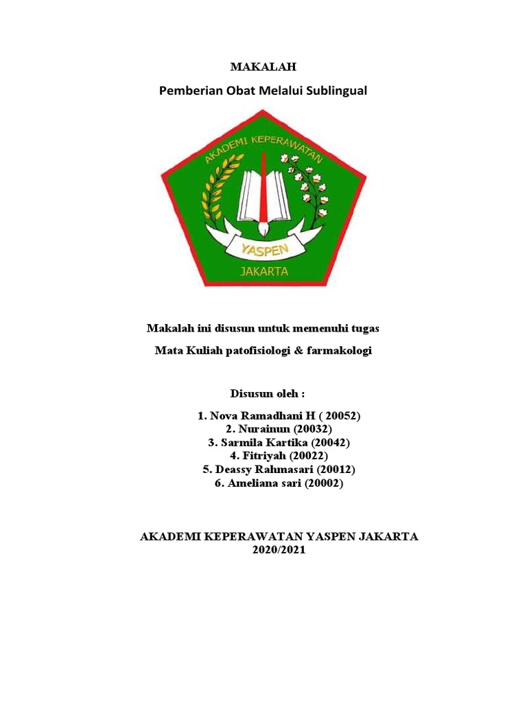 Full Farmakologi Sublingual | PDF