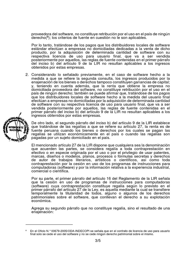 RS | PDF | Pago de regalías | Software