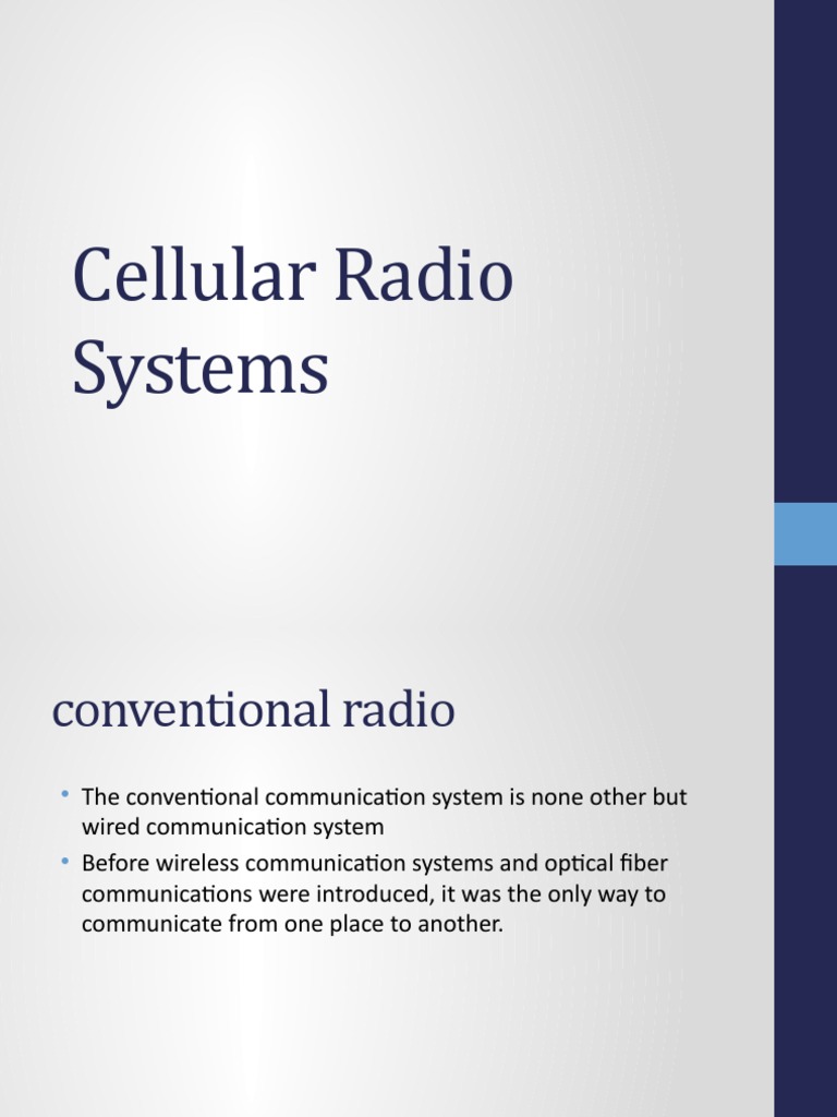 Cellular Radio Systems Download Free Pdf Cellular Network Radio