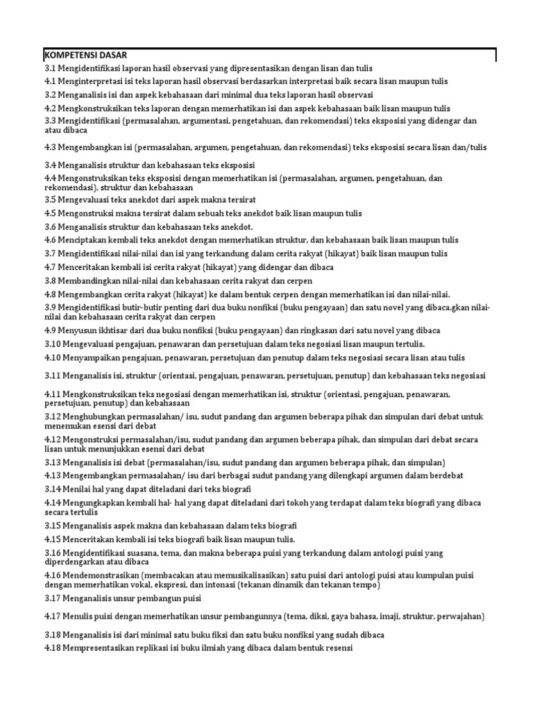 Kartu Soal Us Bindo Utama 2020 - 2021 SMK It Yasin | PDF