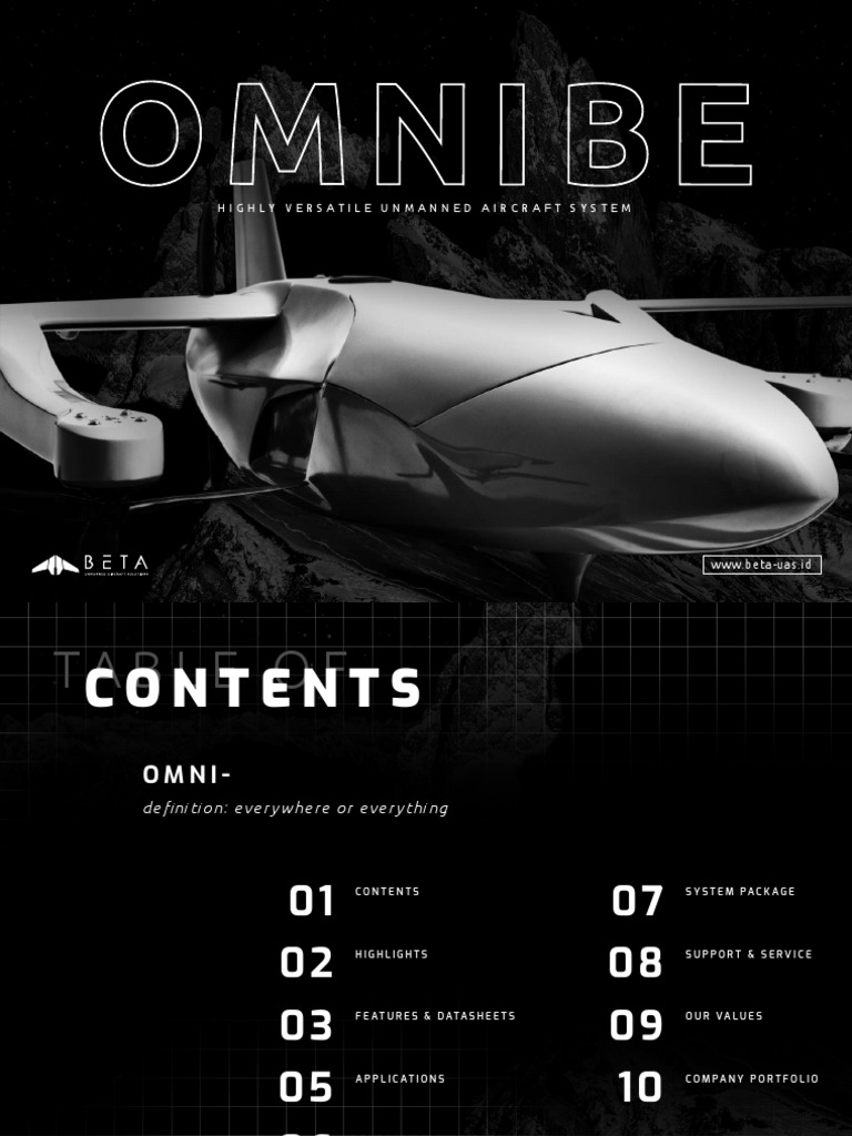 Versatile Omnibe UAS Overview | PDF | Aviation | Aircraft