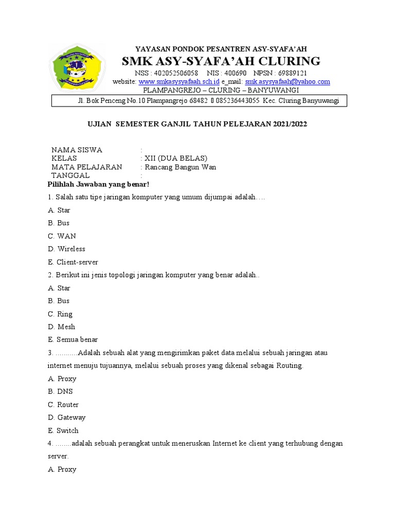 Aij Kelas Xi, Xii | PDF