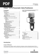Fisher - 377 Trip Valve | PDF | Valve | Actuator