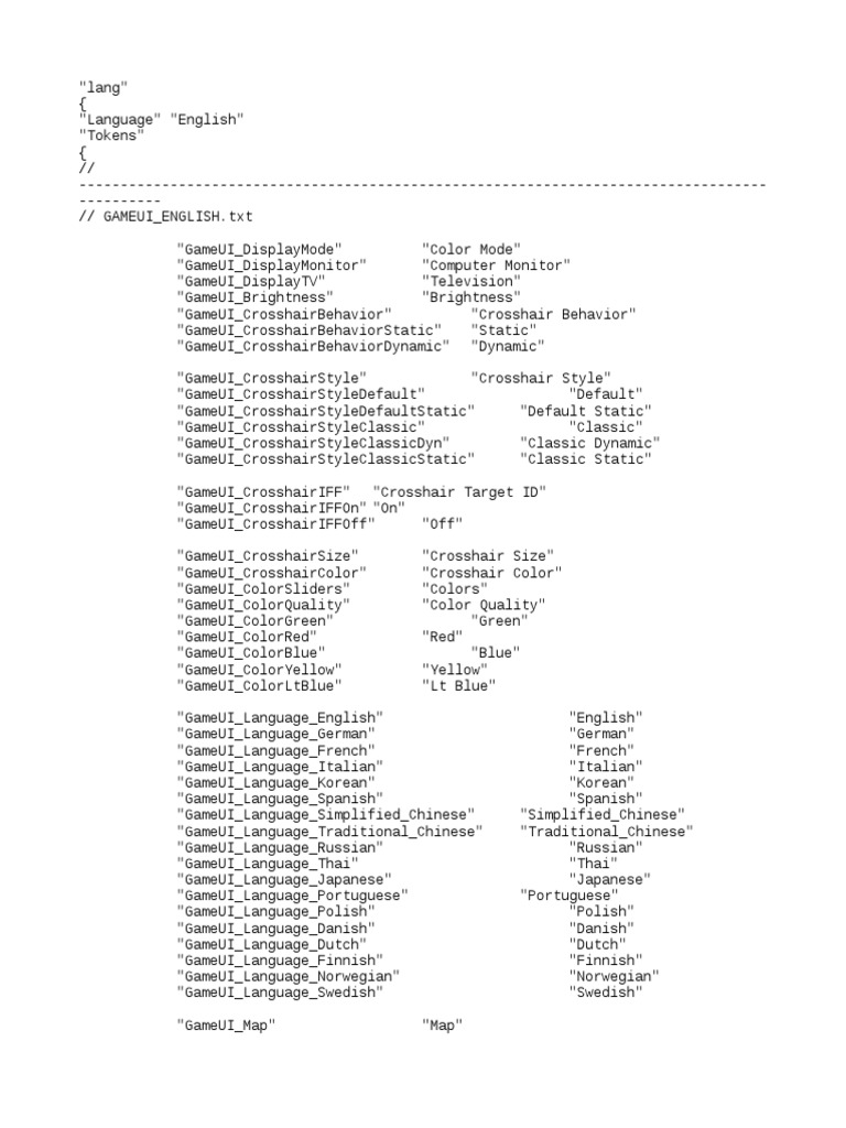 Csgo English | PDF | Directory (Computing) | Server (Computing)