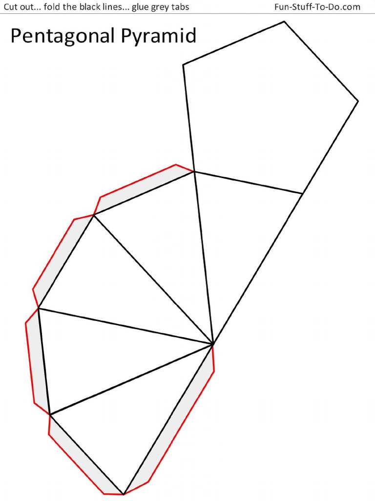 Pentagonal Pyramid Shape | PDF