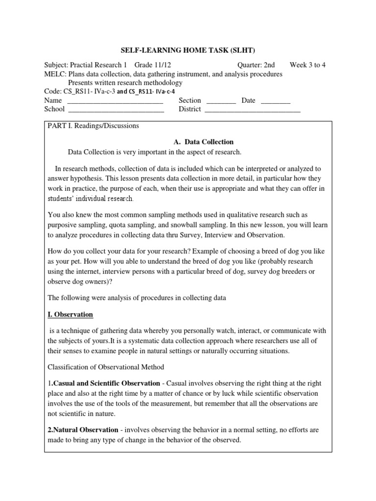 Self-Learning Home Task (SLHT) : Cs - Rs11-Iva-C-3 and Cs - Rs11 - Iva ...