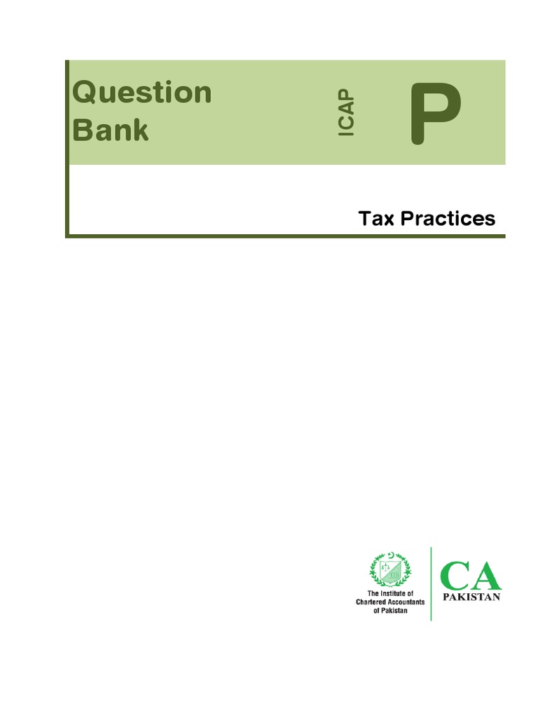 Question Bank 2021 | PDF | Taxes | Payroll