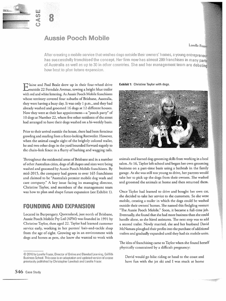 Case 8 - Aussie Pooch Mobile | PDF