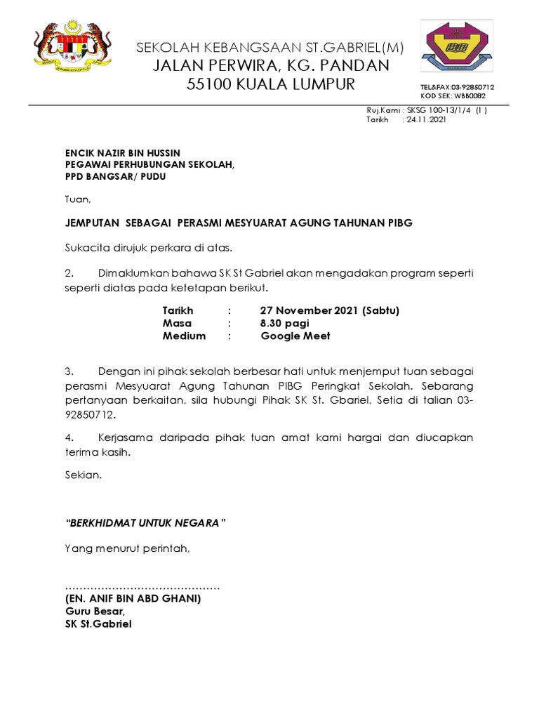 Surat Jemputan | PDF
