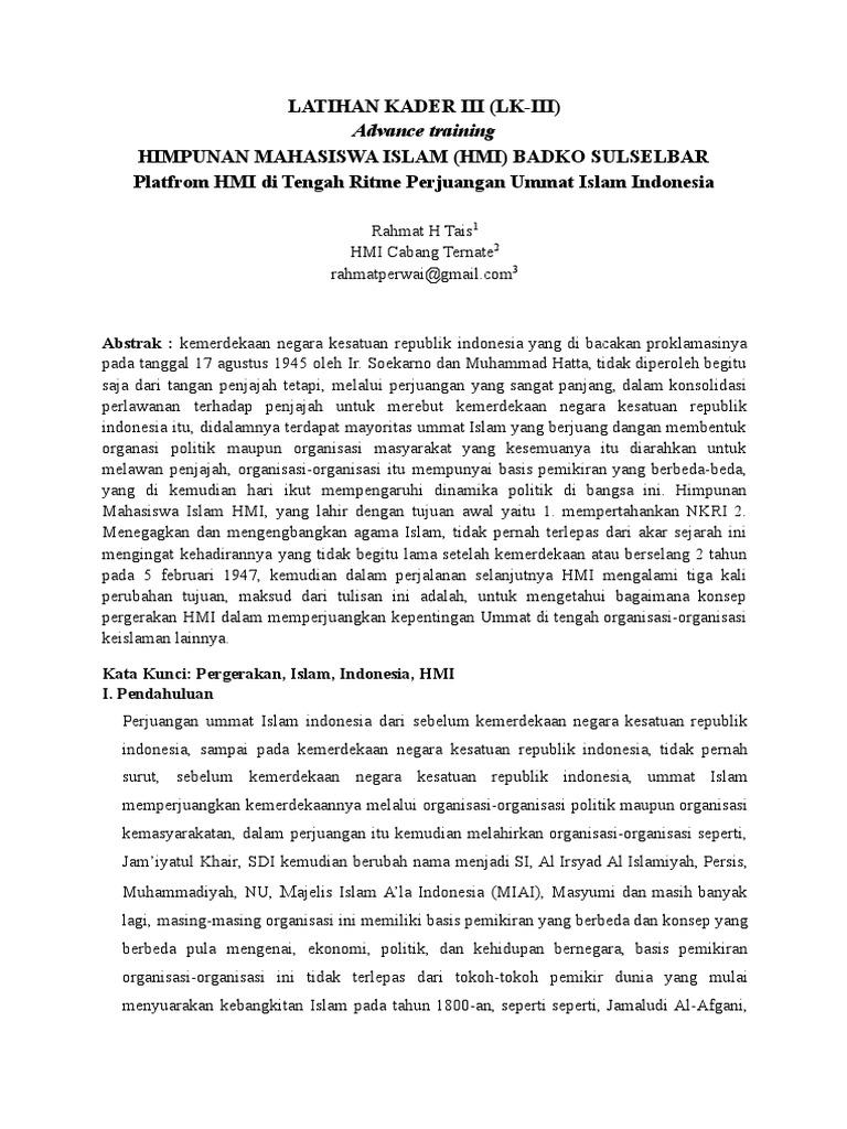 Jurnal LK-III Revisi | PDF