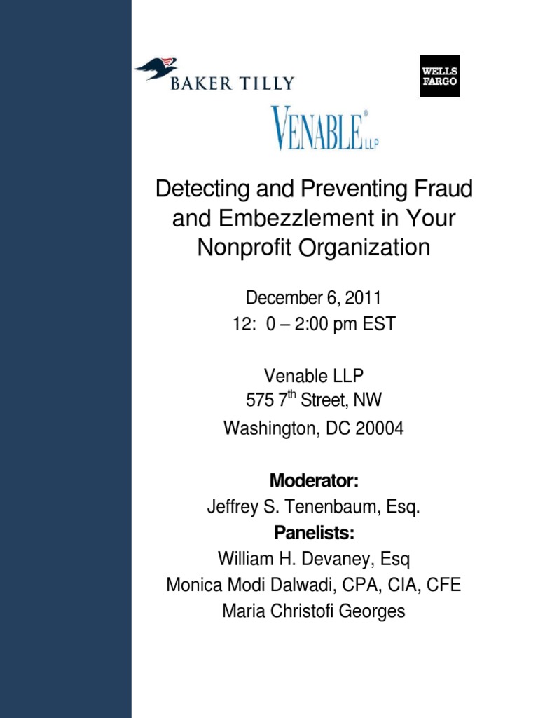 Detecting and Preventing Fraud and Embezzlement | PDF | Audit | Cheque