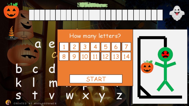 Halloween Hang Man Game Boardgames Crosswords Flashcards Fun Activities ...