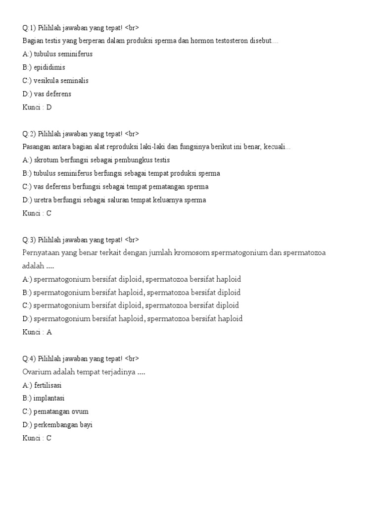 Soal Pas Ipa Kelas 9 CBT | PDF | Sains & Matematika