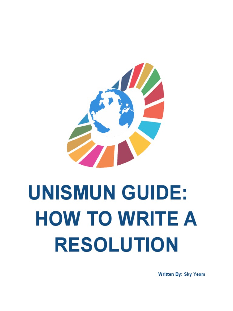 UNISMUN How To Write A Resolution | PDF | United Nations ...