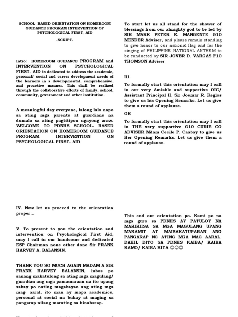 Script | PDF | Career & Growth | Lifestyle