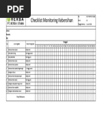 Checklist Tugas Office Boy | PDF