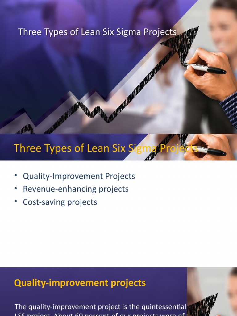 Three Types of Lean Six Sigma Projects | PDF | Sales | Six Sigma