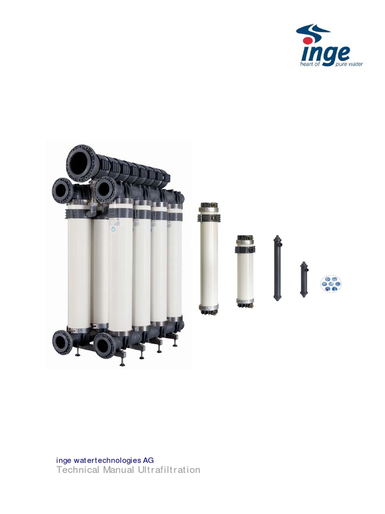 Technical Manual Ultrafiltration: Inge Watertechnologies AG | PDF ...
