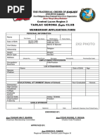 EAGLES Application Form | PDF | Government