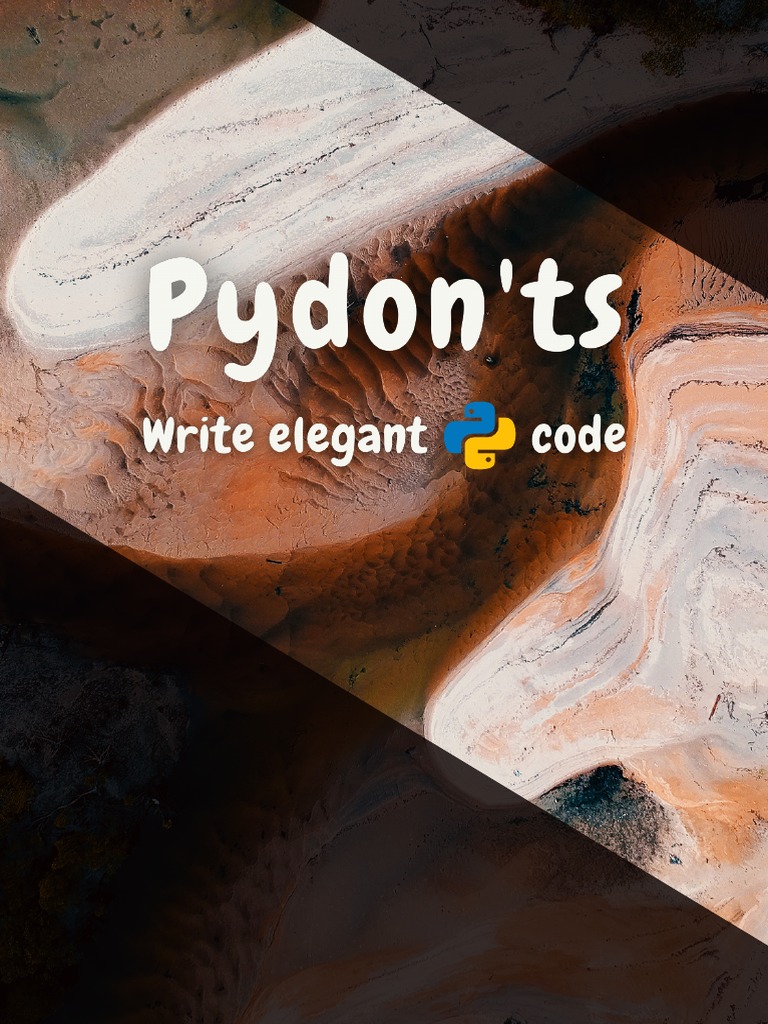 Pydonts | PDF | Idiom | Computing