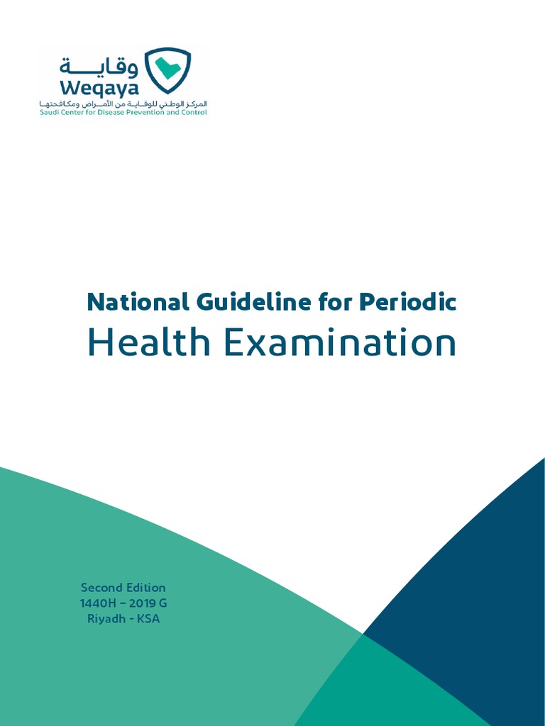 Periodic Health Examination national guideline وقايه | PDF | Evidence ...