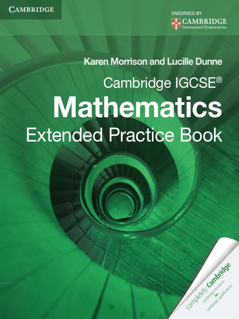 Igcse Mathematics Extended Practice Book Pdf Trigonometric Functions Area