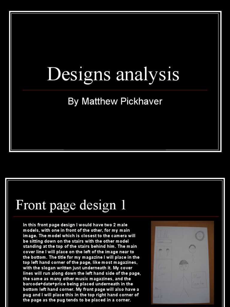 Designs Analysis | PDF