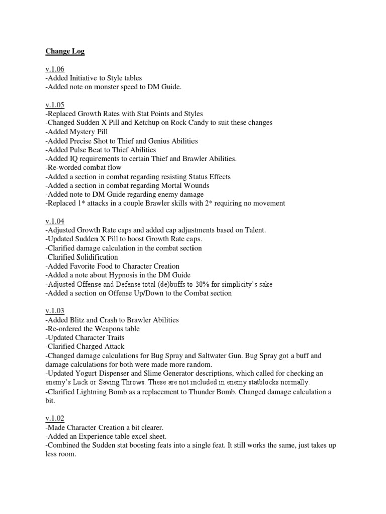 Earthbound Tabletop | PDF