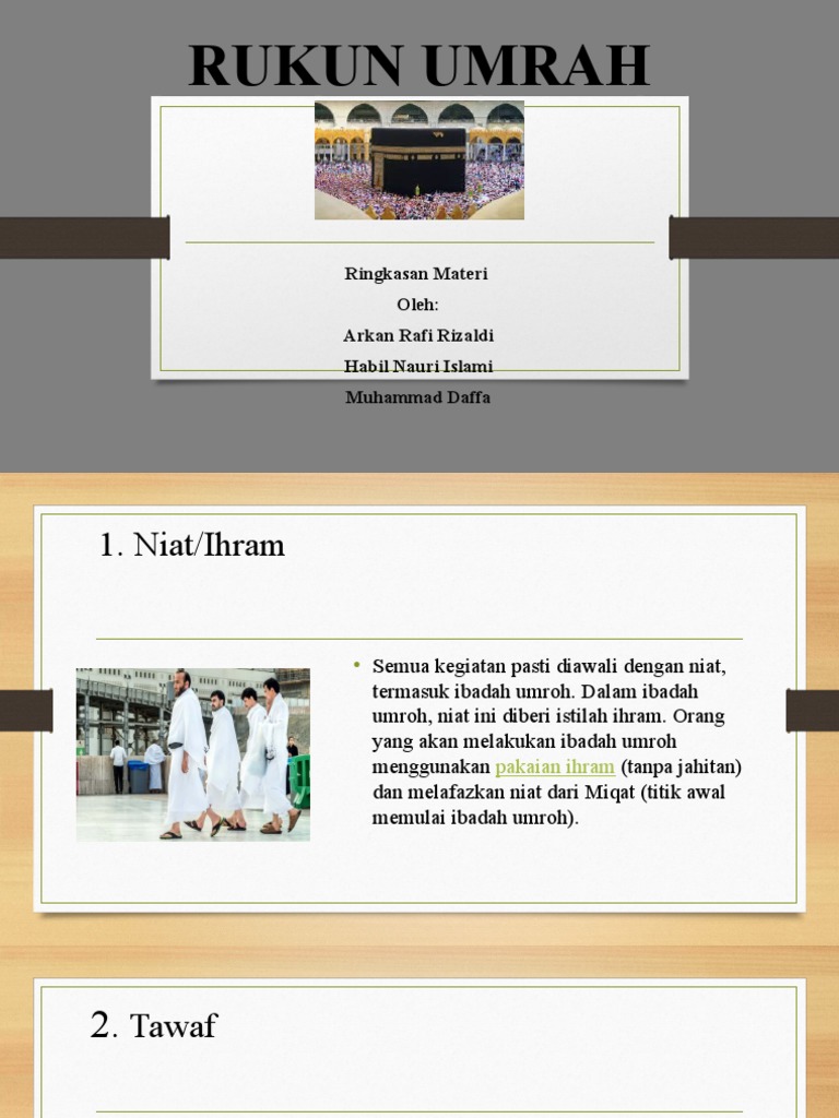 Rukun Umroh | PDF