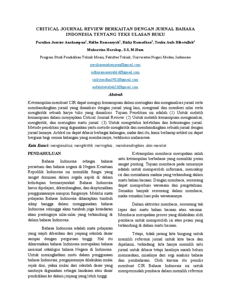 Kelompok 4 CJR | PDF | Seni & Disiplin Bahasa