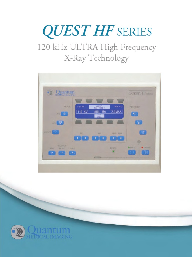Quantum Quest HF Series Brochure | PDF | Radiography | Medical Imaging