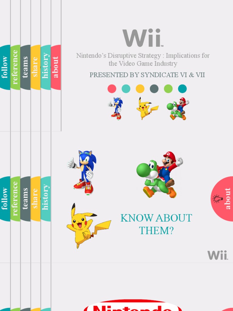 Nintendo's Disruptive Strategy: Implications For The Video Game ...