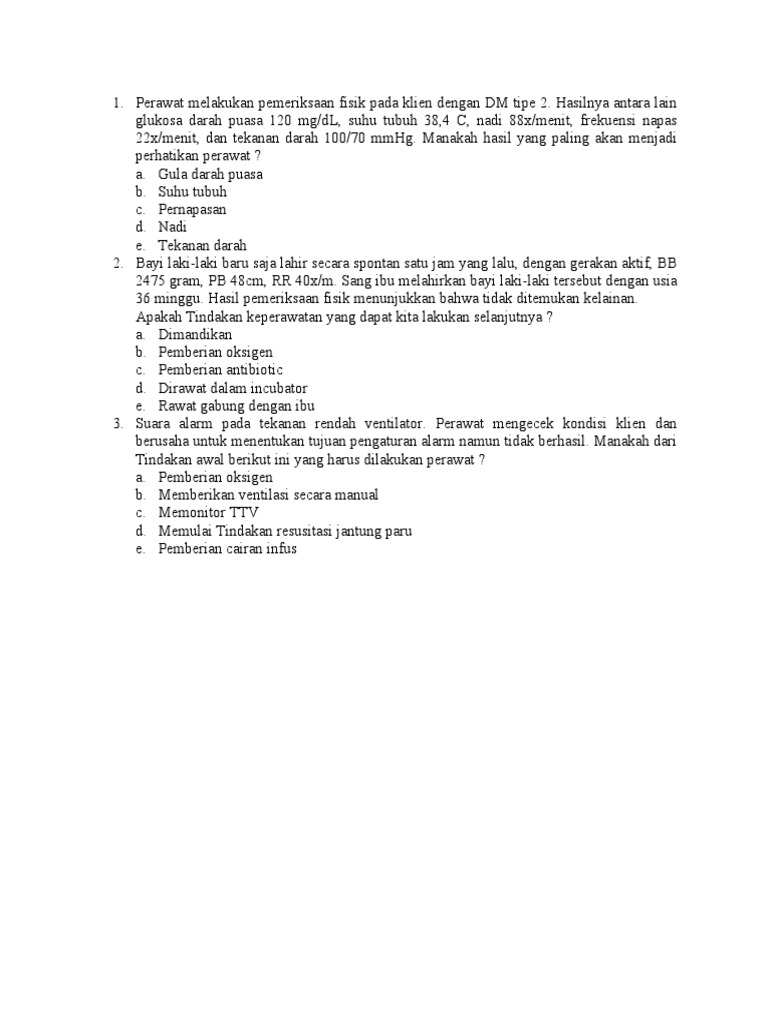 Soal Ukom Gadar | PDF