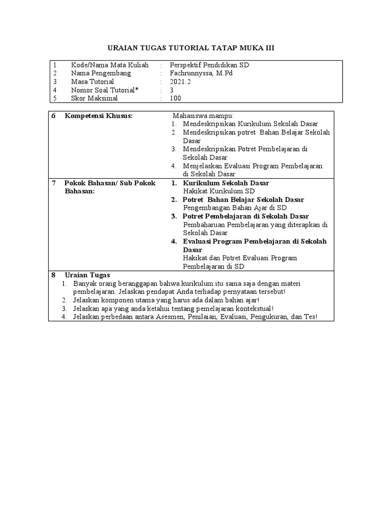 TTM3 PDGK4104 2021.2 | PDF