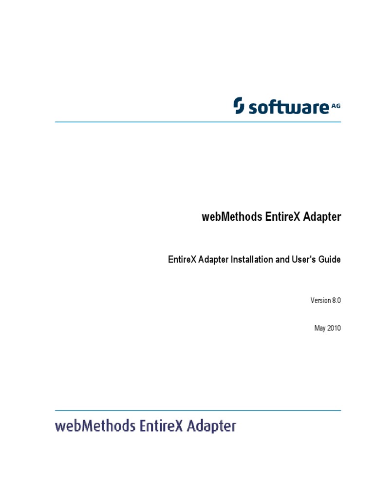8-0 EntireX Adapter Install and Users Guide | PDF | 64 Bit Computing ...