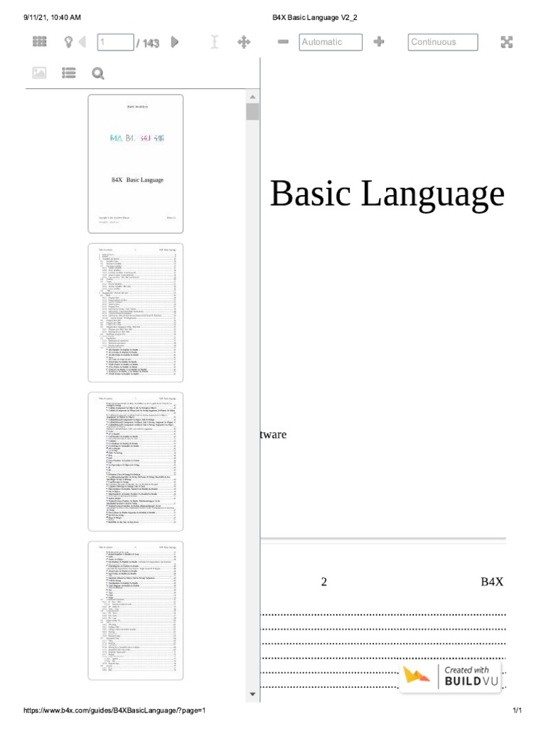 B4X Basic Language V2 - 2 | PDF