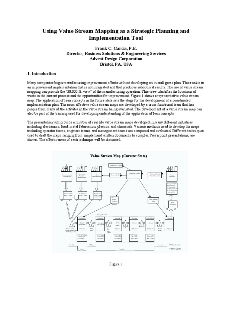 Using Value Stream Mapping As A Strategic | PDF | Lean Manufacturing ...