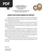 Home Visitation Narrative Report | PDF