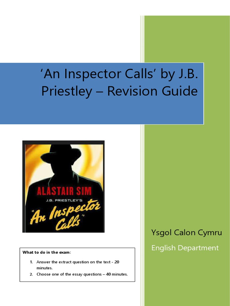 An Inspector Calls Revision Guide | PDF